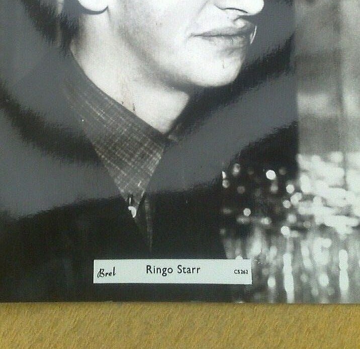The Beatles Ringo Starr Super Orig 1964 UK BREL Portrait Illustrato ...