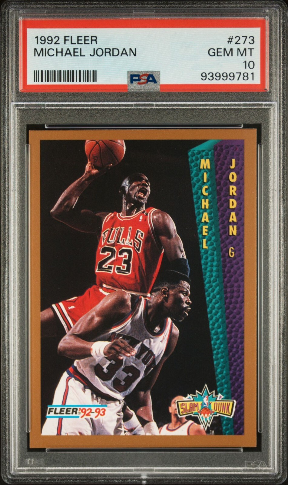 Michael Jordan 1992 Fleer #273 Slam Dunk Price Guide - Sports Card Investor