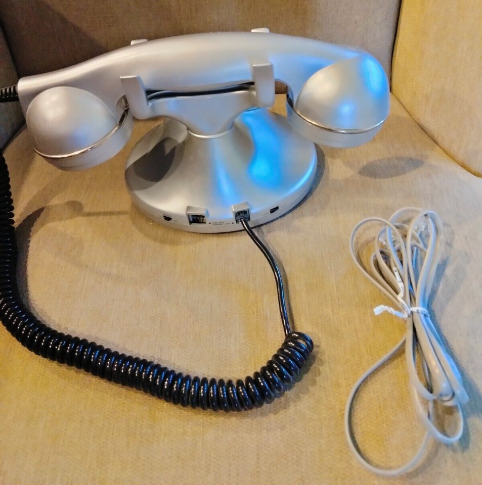 Vintage Microtel Silver Telephone Model #964 Redial Flash Silver ...
