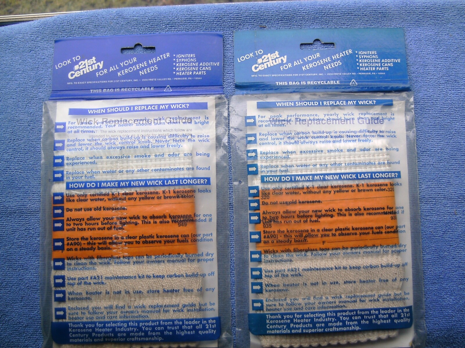 2-Pack Aladdin Tropic S181 Temprite 7 S281 Temprite 8 B131 Kerosene ...