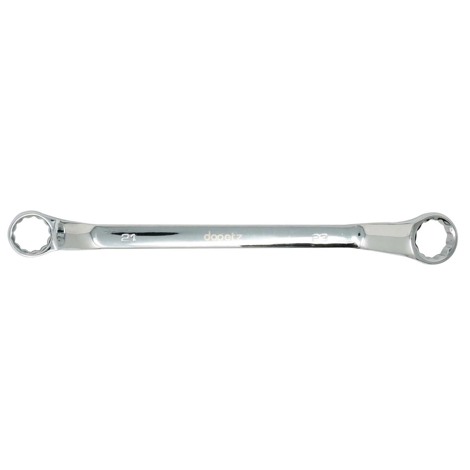 Offset Double Ring Spanner Wrench 21mm x 23mm Metric Hex Swan Neck Deep ...
