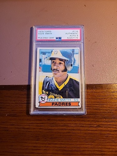 Ozzie Smith HOF Signed Autograph Auto 1979 Topps Rookie Card # 116 PSA ...
