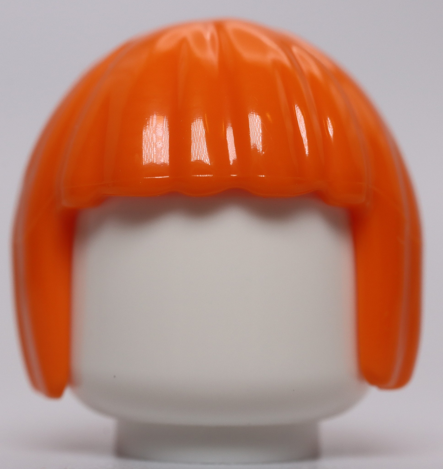 Lego 2x Orange Minifig Hair Short Bob Cut | eBay