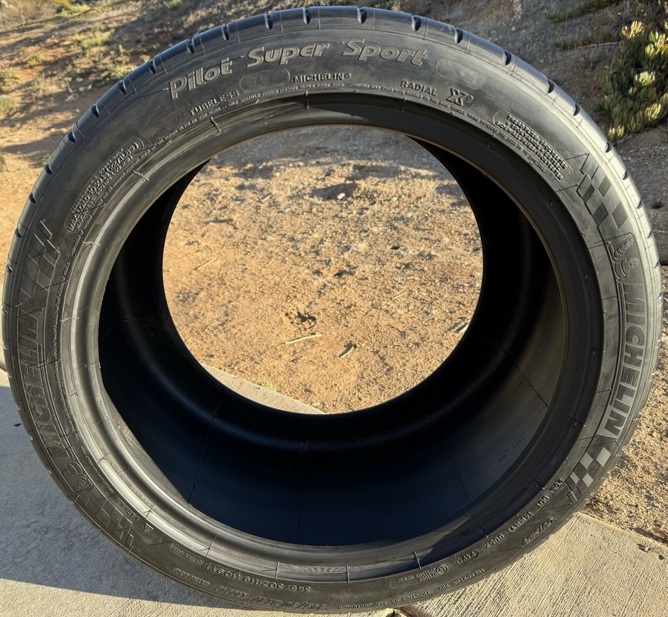 ONE BRAND NEW 345/30ZR19 Michelin Pilot Super Sport Tire 3453019 | eBay