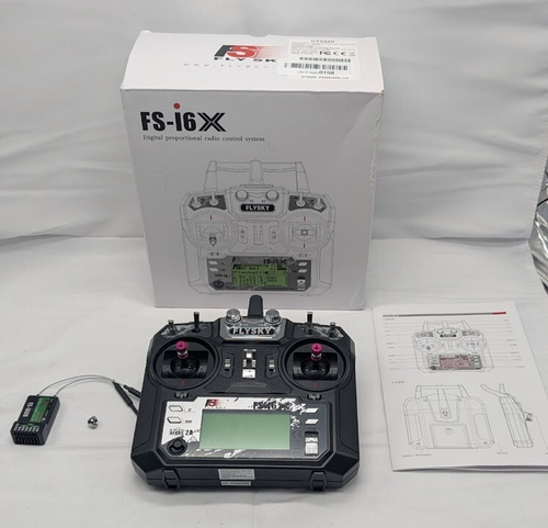 FLYSKY FS-i6X 6CH 2.4GHz RC Transmitter & Receiver Set for Drones & RC ...