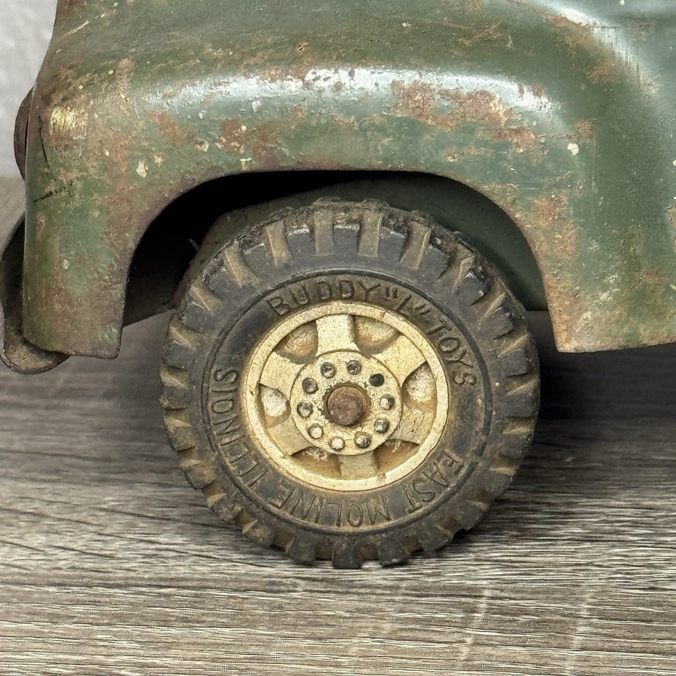 Buddy L Army Supply Corps Toy Truck Pressed Steel Vintage 1950's ...