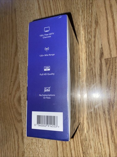 Wave Max Indoor TV Antenna 4K Ultra HD Signal Booster No Subscriptions ...