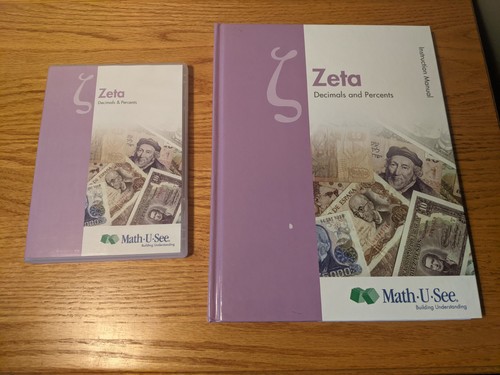 Math U See Zeta Instruction Manual And DVD | eBay
