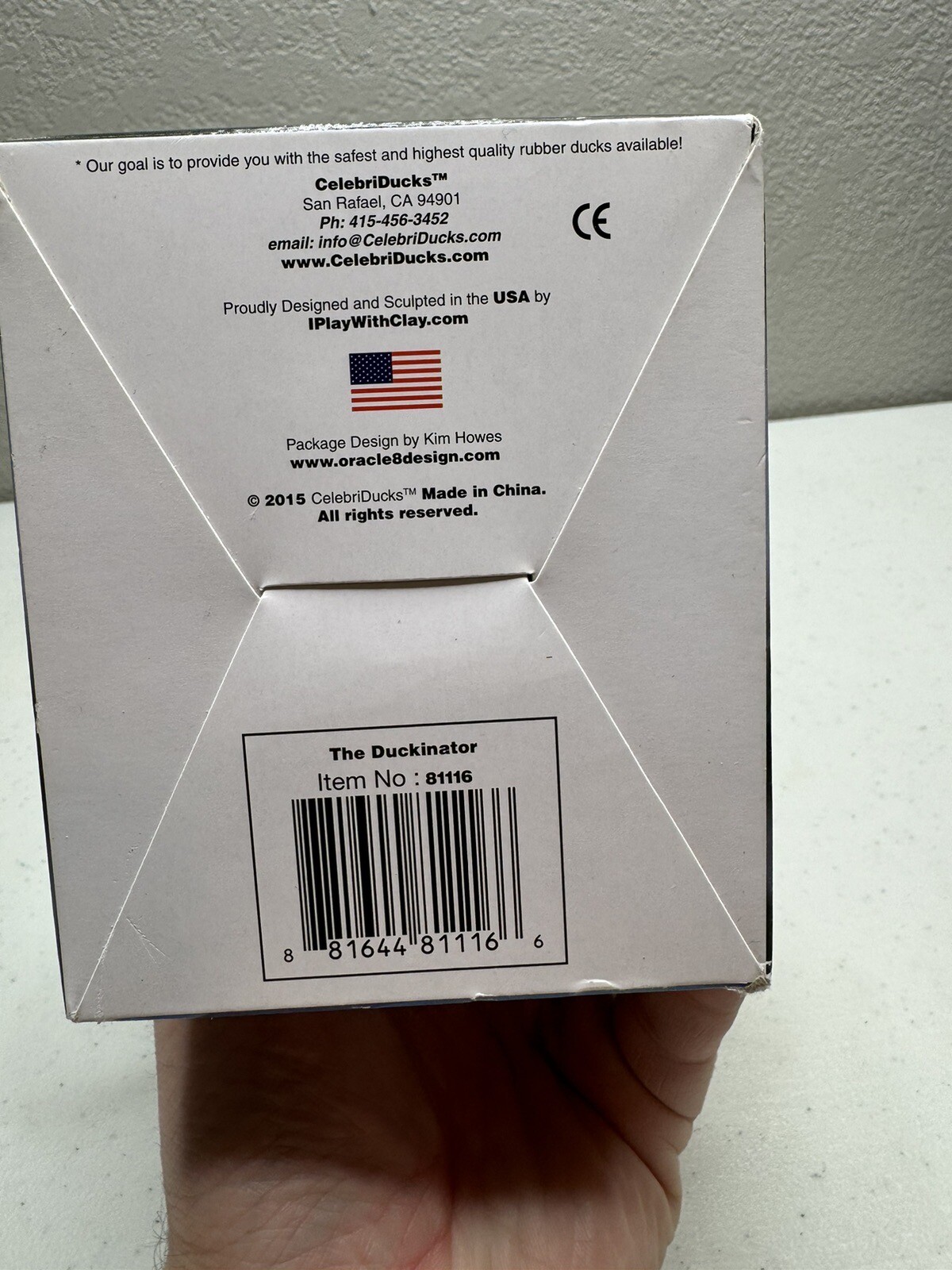 Duckinator CelebriDuck Rubber Duck Terminator fans Arnold NIB I'll Be ...