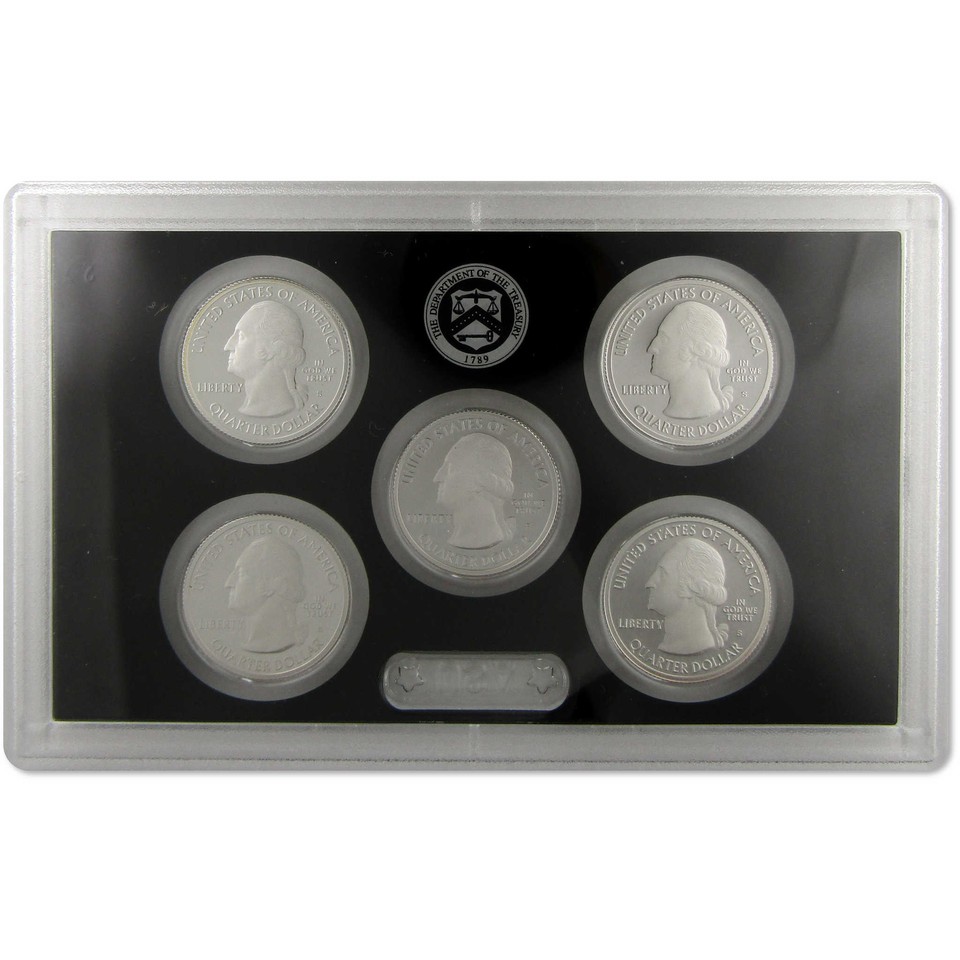 2019 Silver Proof Set U.S Mint OGP COA with 2019-W Reverse Proof Penny ...