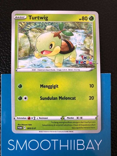 Turtwig Toys Kingdom Promo 305/S-P Pokemon Card Indonesia NM-Mint | eBay