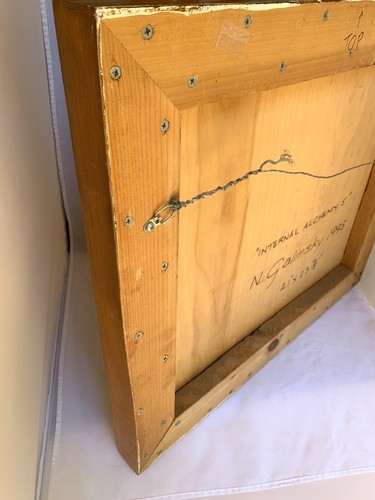 Norman Galinsky’s Signed Listed abstract geometric art Original ...