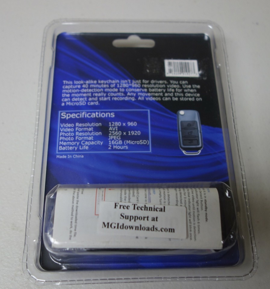 MiniGadgets mini Keychain Car Key Dvr Fob With Spy Hidden Video Camera ...