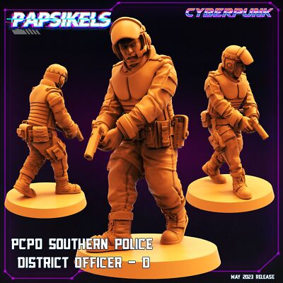 PCPD Southern Police District Officer - D | DnD Miniatures | Tabletop ...