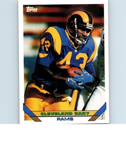 Cleveland Gary 471 Rams 1993 Topps NFL Football Trading Card | eBay