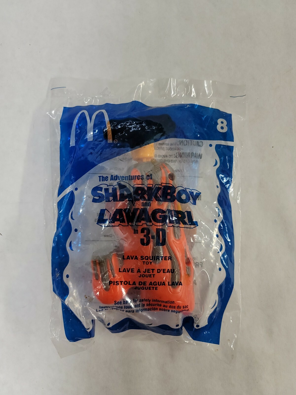 2005 Sharkboy and Lavagirl 3-D McDonalds Happy Meal Toy - Lava Squirter ...