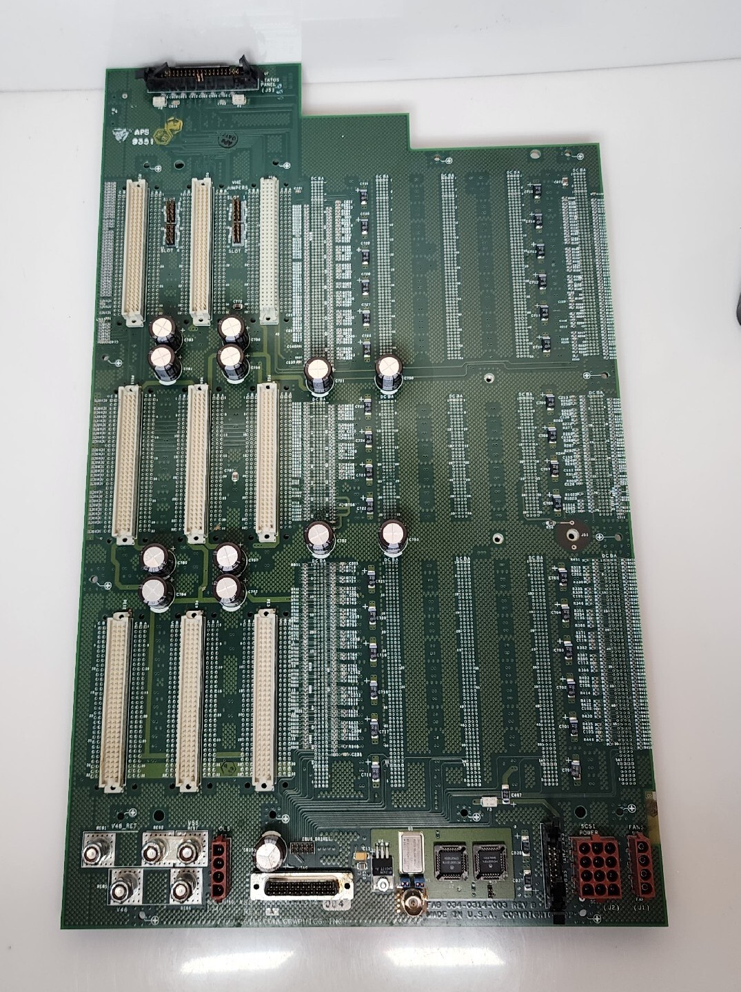 RARE SGI Backplane Board 030-0314-004 Rev A Silicon Graphics Vintage ...