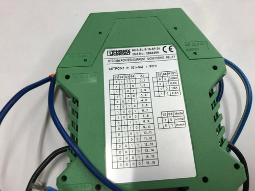 Phoenix Contact MCR-SL-S-16-SP-24 Current Monitoring Relay 2864464 | eBay