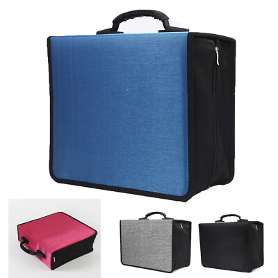 400 Disc DVD CD Storage Bags Dustproof Zipper Album Case Wallet ...