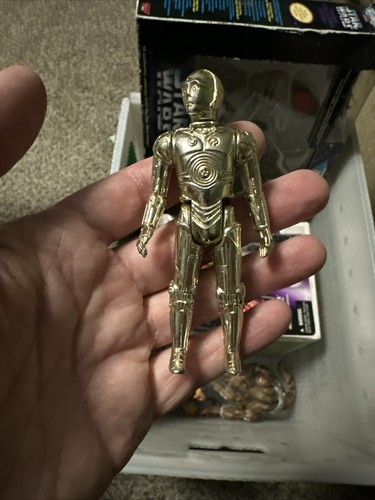 1977 Kenner Star Wars C-3PO Action Figure Gold Droid Vintage Hong Kong ...