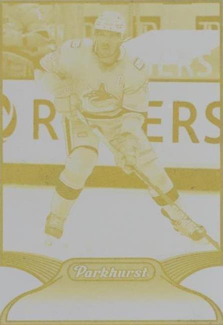 2021-22 Upper Deck Parkhurst - Bo Horvat #52 Printing Plate Yellow /1 ...