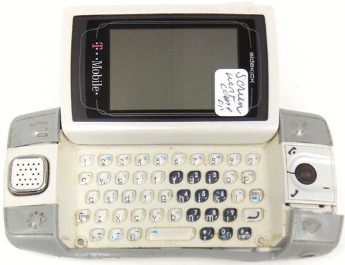 Sharp Sidekick iD PV150 - White and Gray ( T-Mobile ) Rare Side Flip ...