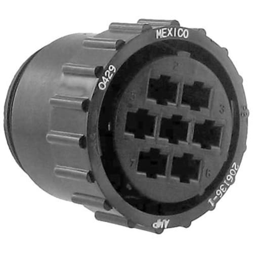 1PC TE AMP 206136-1 Connector Housing CPC Plug Assy 7 Pos. Sz. 23 ...