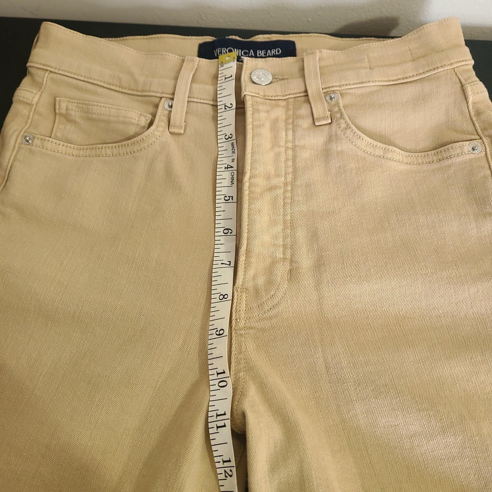 Veronica Beard Women’s Carolina Ankle Skinny Flare High Rise Jeans Size ...