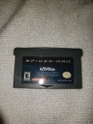 Spider-man (Nintendo Gameboy Advance 2002) GBA Tested & Working game ...