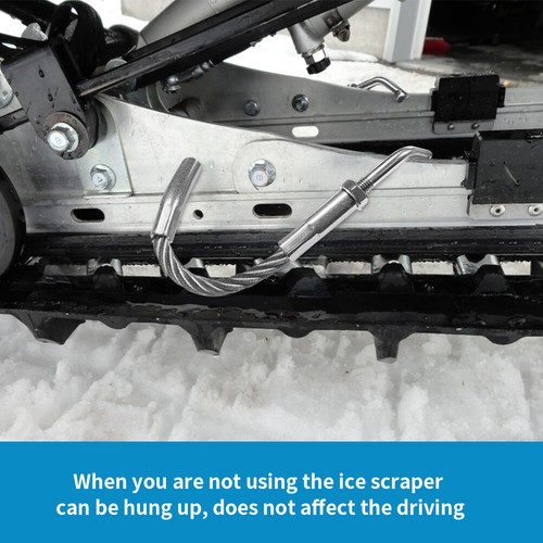 Snowmobile Ice & Snow Scratchers Reverse For Polaris Arctic Cat Ski Doo ...