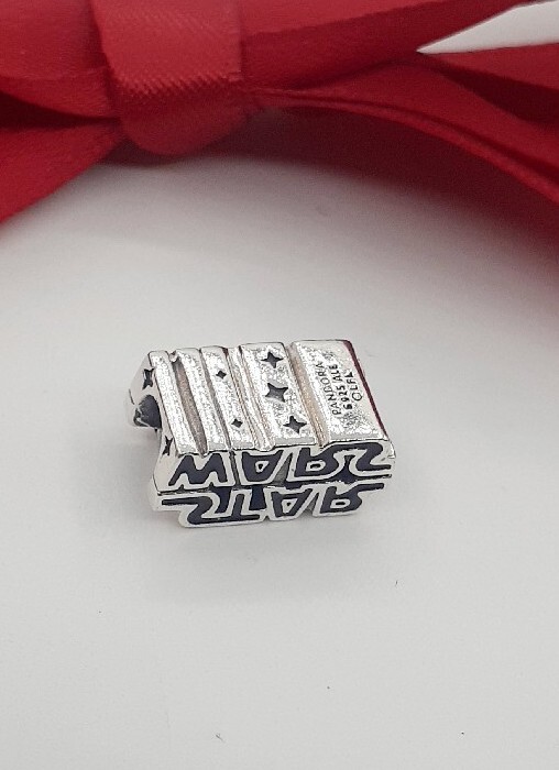 *Brand New Genuine PANDORA Charm STAR WARS Silver 3D Logo Charm Silver ...