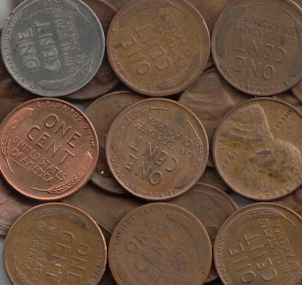 1910-1958 "50" Different D+P+S One Cent Wheat Coin Roll! | eBay
