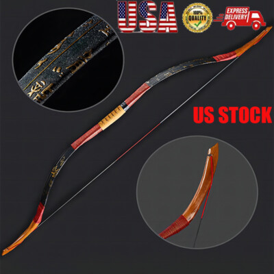 15-50LBS Archery Hunting Handmade Traditional Recurve Bow Mongolian ...