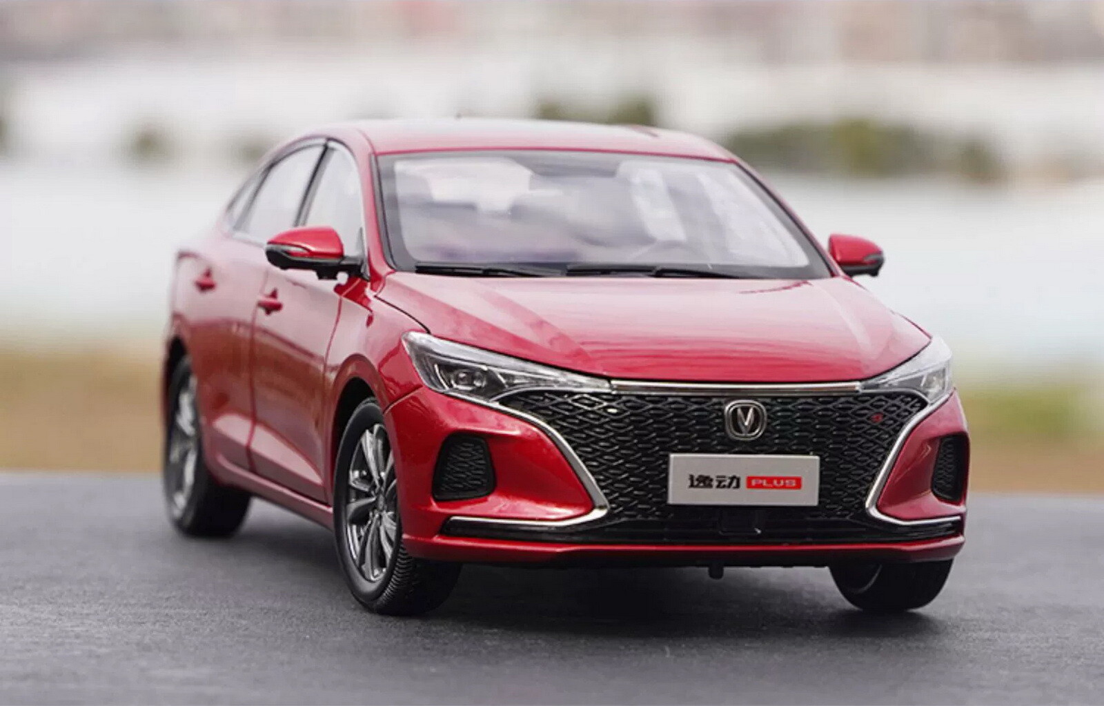 1/18 Scale Changan EADO Plus 2021 Red Diecast Car Model Toy | eBay