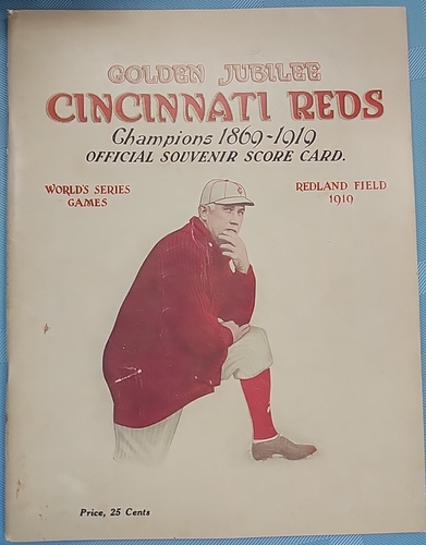 1919 World Series Game Program, Opie Limited Edition Reprint - | eBay