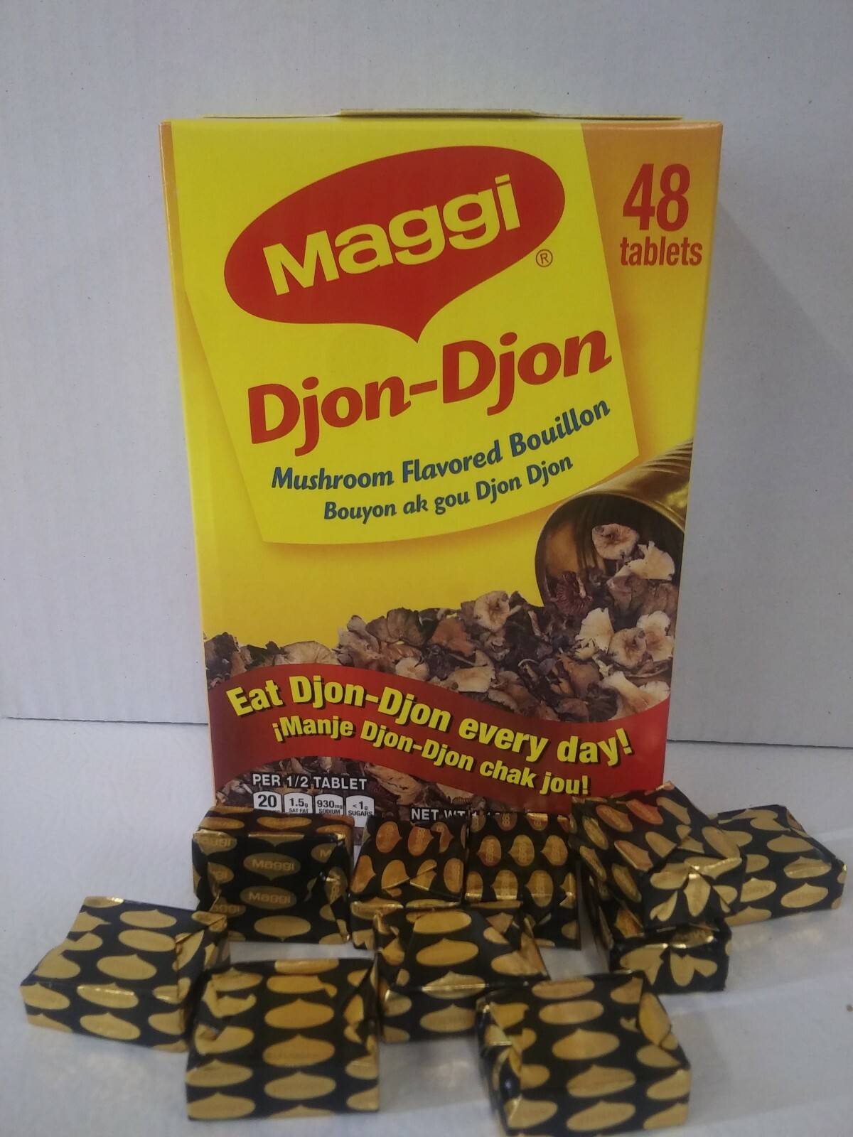 Maggi Djon Djon - Black Djondjon Mushroom Tablets 12 Cubes | eBay