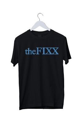 THE FIXX Men's Small Black T-Shirt Rock Band Graphic Print Logo | eBay