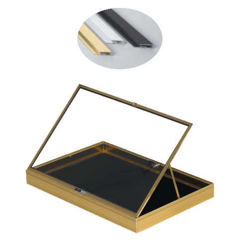 Aluminum Arizona BLACK locking Portable Display Case for Jewelry ...