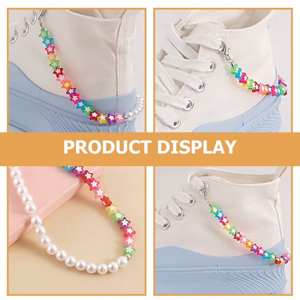 Shoe Jewelry for Sneakers Shoes Decoration Charms Chain Decorative ...
