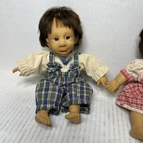 Two GIGO Gi-Go Toys Expression Baby Dolls 10" Expressions Sad & Happy ...