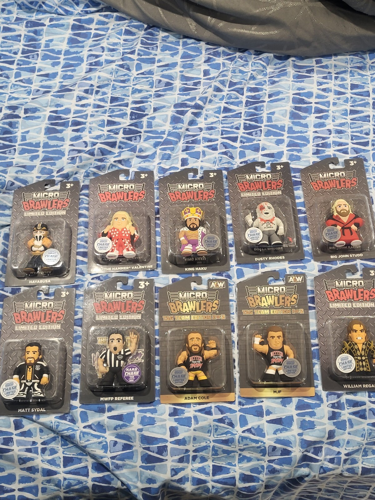 wrestling ALL CHASE micro brawlers new WWE, WCW, AEW Choose 1 Or More ...