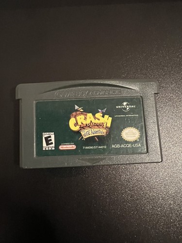 Crash Bandicoot: The Huge Adventure (Nintendo Game Boy Advance, 2002 ...