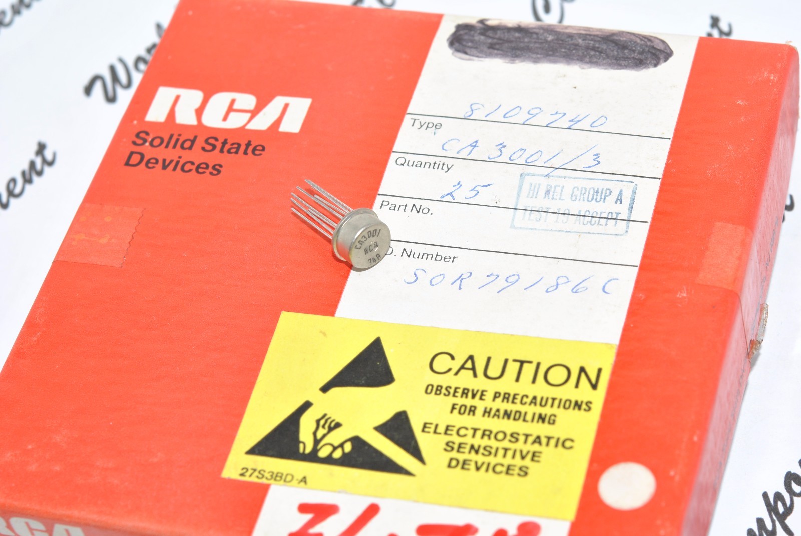 1pcs - RCA CA3001 Linear Integrated Circuit "Genuine" | eBay