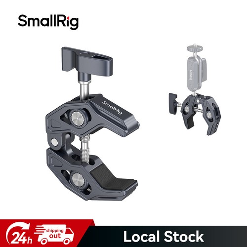 SmallRig Camera Mount Clamp Super Clamp with 1/4"-20, 3/8"-16 Load 3 ...