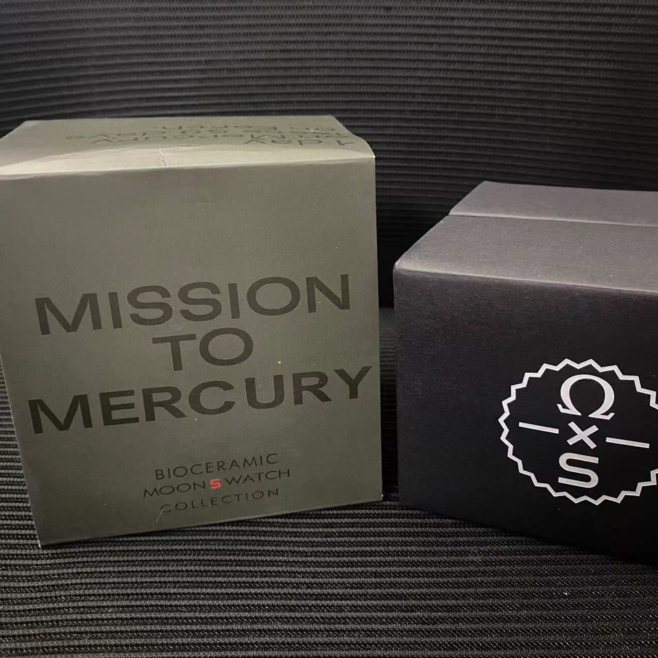 NEW Swatch x Omega Moon swatch Mission To Mercury Watch - with Box | eBay