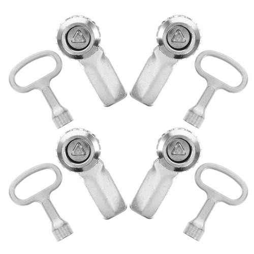4 Pcs Dustbin Lock Triangle Wrench Wastebasket Key Garbage Can Lid | eBay