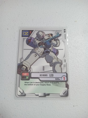 Gundam Ms War Tcg Oz-06 Ms Leo Ms-077 Common Series 2 | eBay