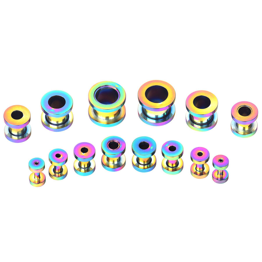 24PC Ear Stretching Kit 12G-00G Beginner Gauge Surgical Steel Taper ...