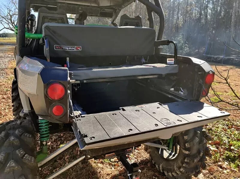 UTV Jump Seat Flip Up Universal Mount Cushioned Padded Rear Facing ...