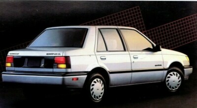 Lrg. 1987 Chevy SPECTRUM Brochure / Pamphlet with Color Chart ...